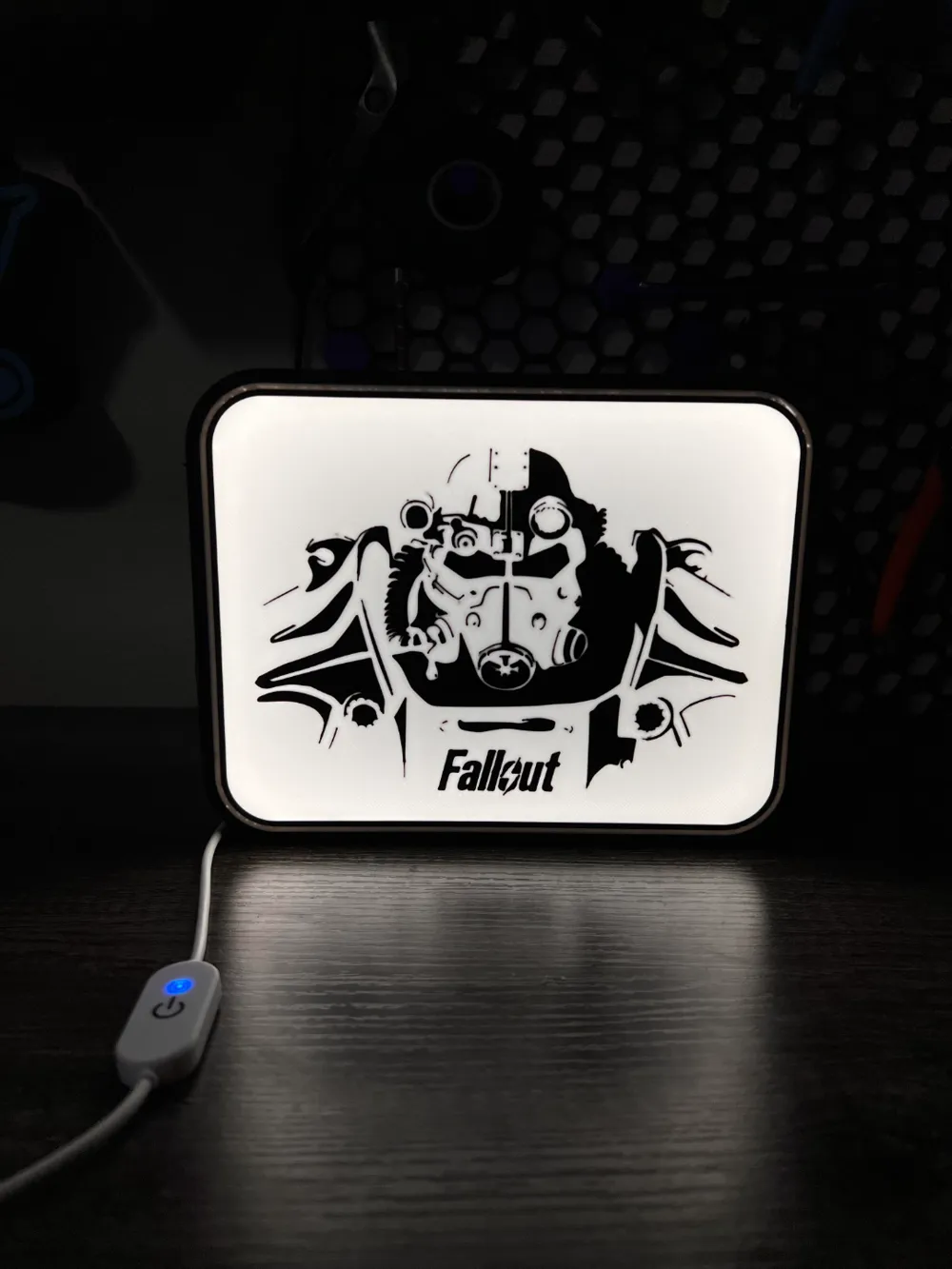 Fallout Brother Of Steel V2 LED Lamp by Codyinbody3 - MakerWorld
