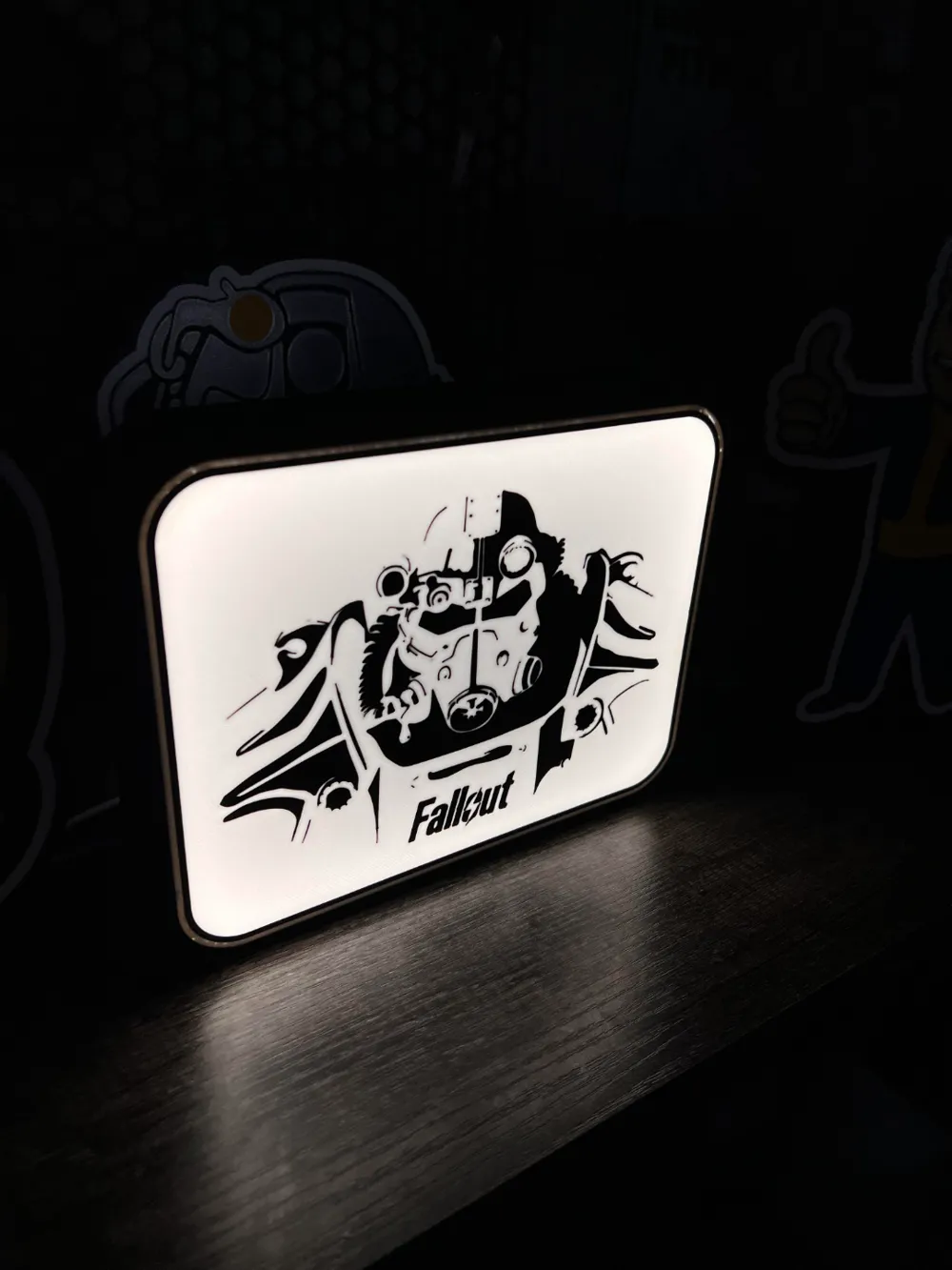 Fallout Brother Of Steel V2 LED Lamp by Codyinbody3 - MakerWorld