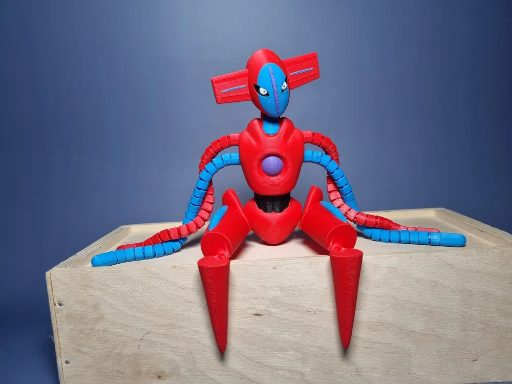 Deoxys articulé par Big Simi MakerWorld : Téléchargez des Modèles 3D ...