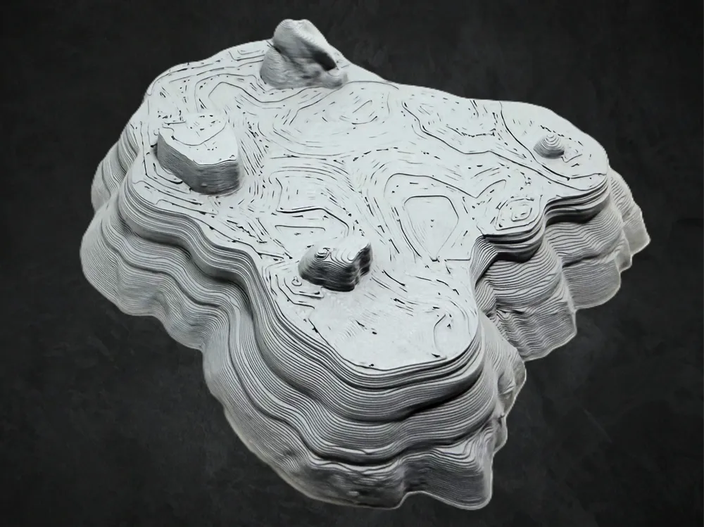 Water Worn Platform Base Stand - Free 3D Print Model - MakerWorld