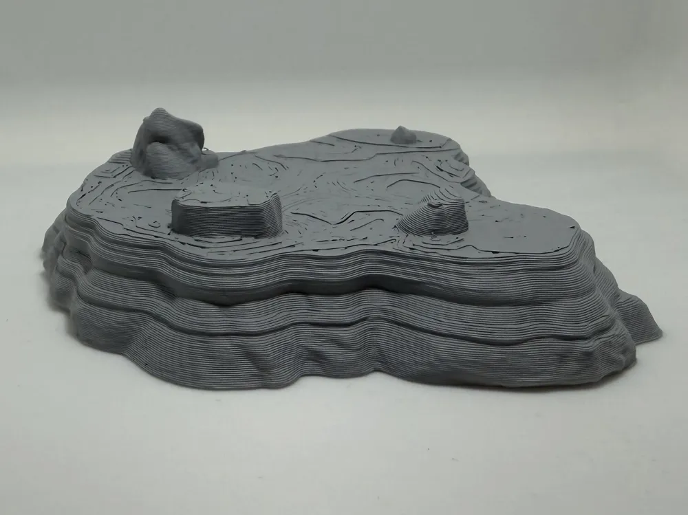 Water Worn Platform Base Stand - Free 3D Print Model - MakerWorld