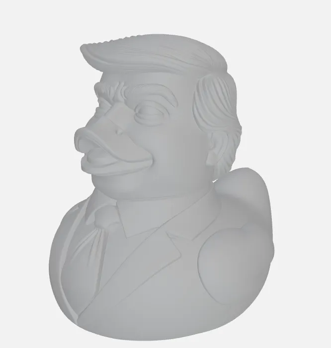Donald Rubber Ducky - Free 3D Print Model - MakerWorld