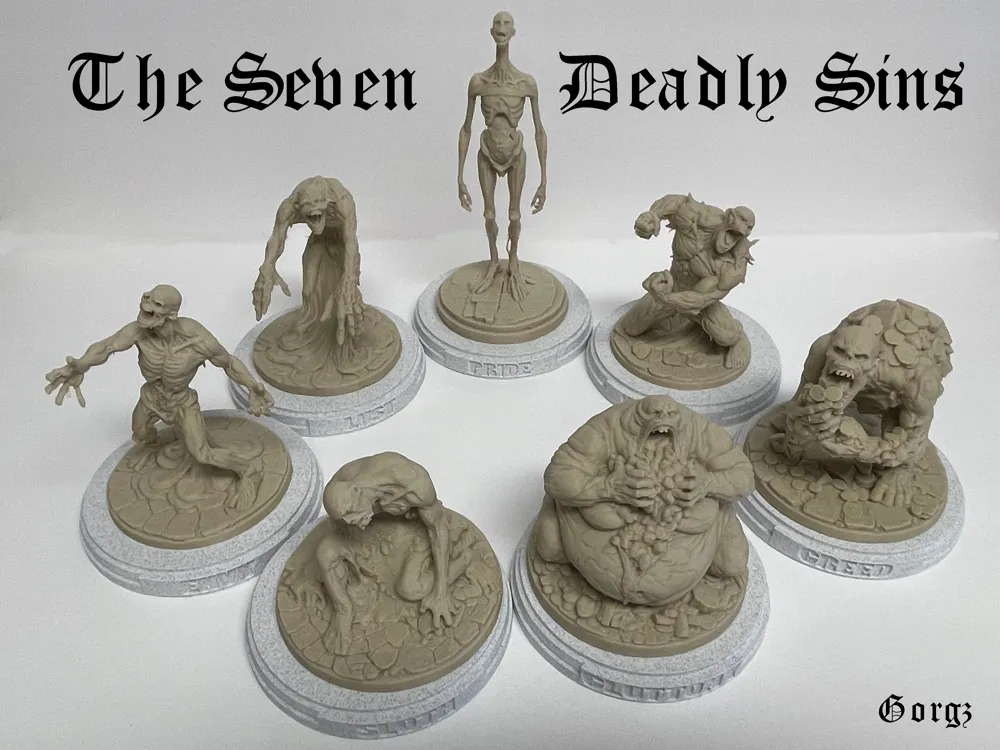The Seven Deadly Sins - Wrath - Free 3D Print Model - MakerWorld