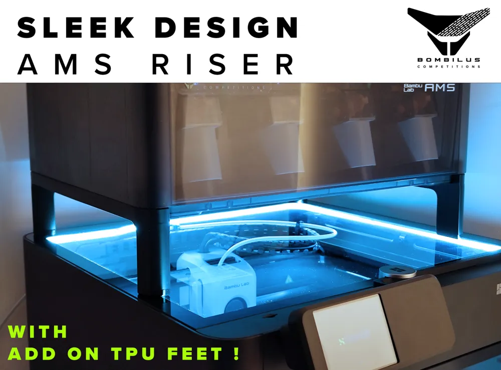 THE SLEEK DESIGN AMS RISER by BOMBILUS - MakerWorld