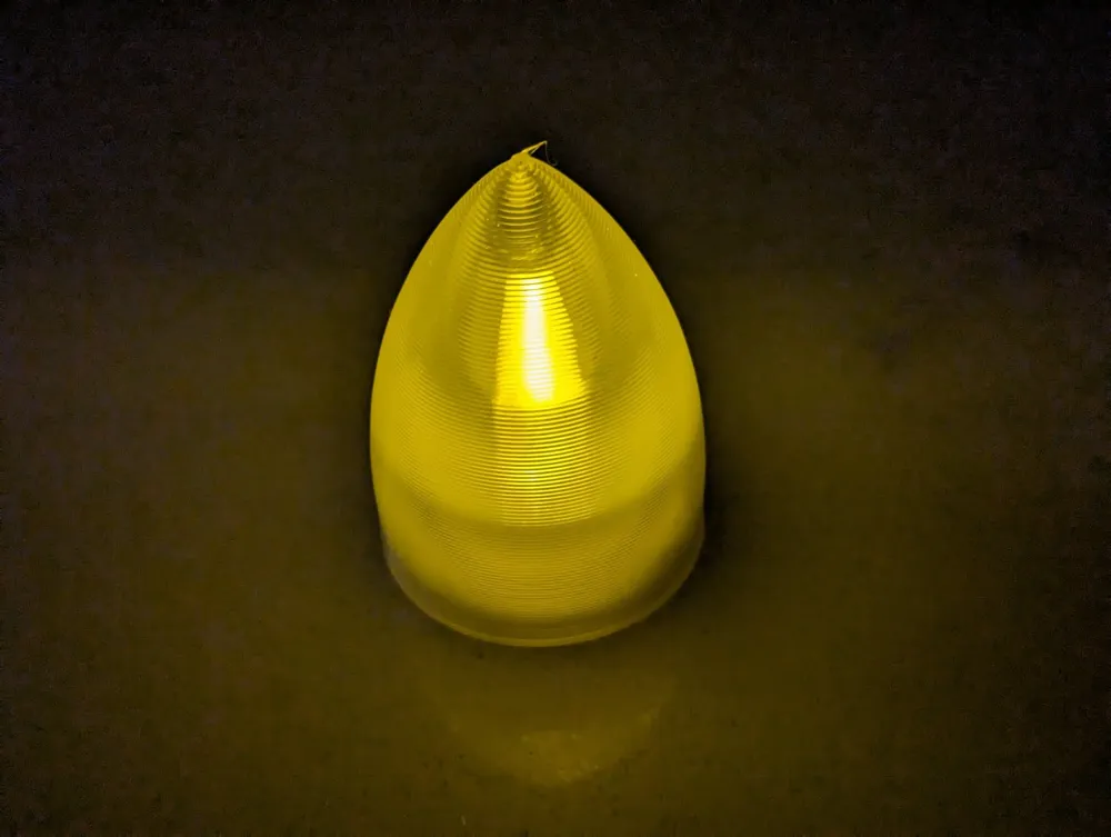 Cone Lamp for LED Tea Light by SesameMakes - MakerWorld