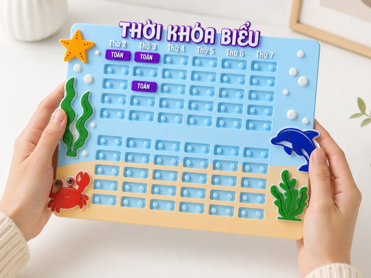 Ocean Weekly Schedule Board ( Timetable ) - Free 3D Print Model ...