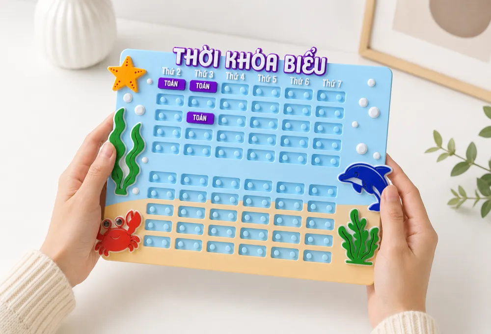 Ocean Weekly Schedule Board ( Timetable ) - Free 3D Print Model ...