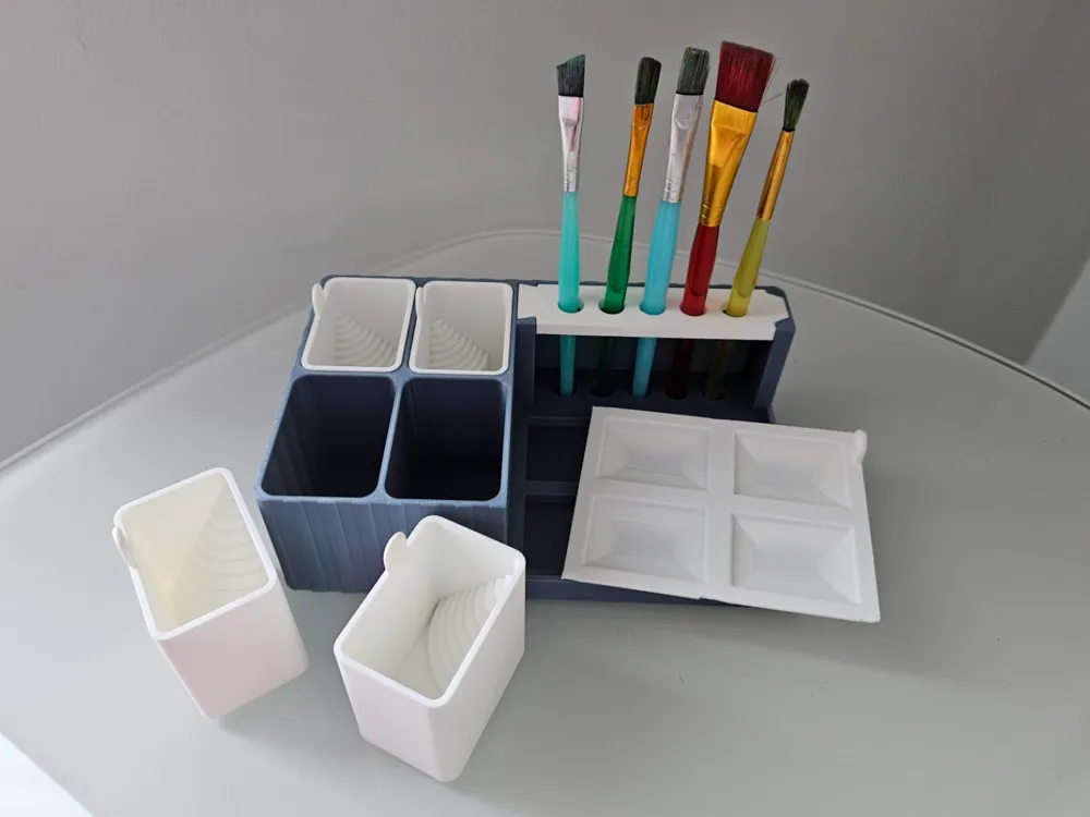Modular Painting Station - Free 3D Print Model - MakerWorld