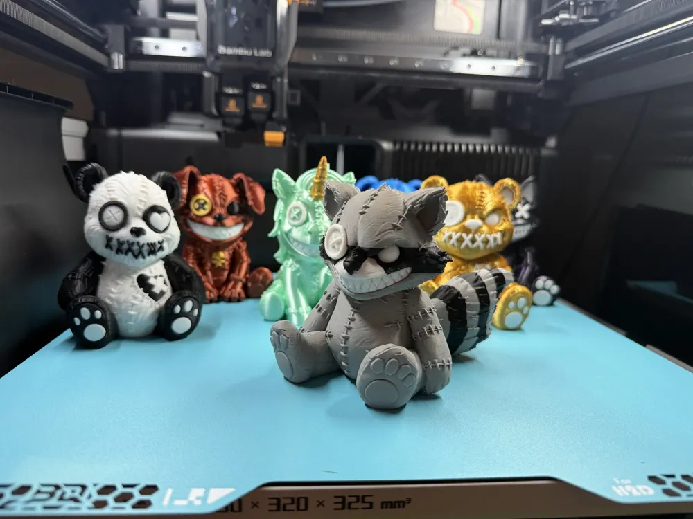 Horror Raccoon – The Shadow in the Garden - Free 3D Print Model ...