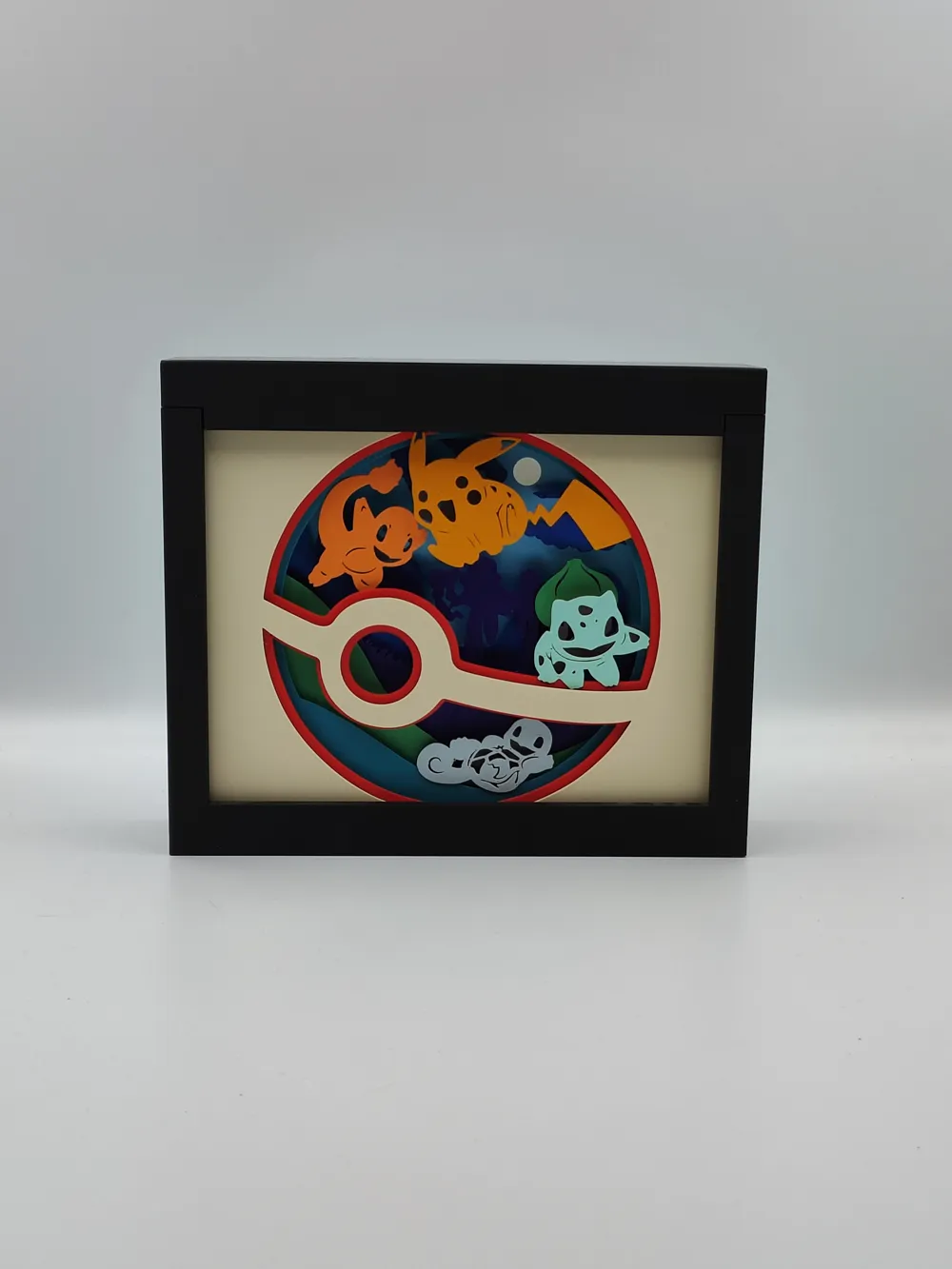Pokémon Starter Tribute Shadow Box by The Crafty Maker MakerWorld ...