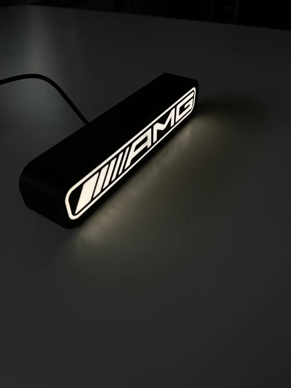 AMG Mercedes Light Box Led Lamp lightbox full by Barbaro Lab 3D ...