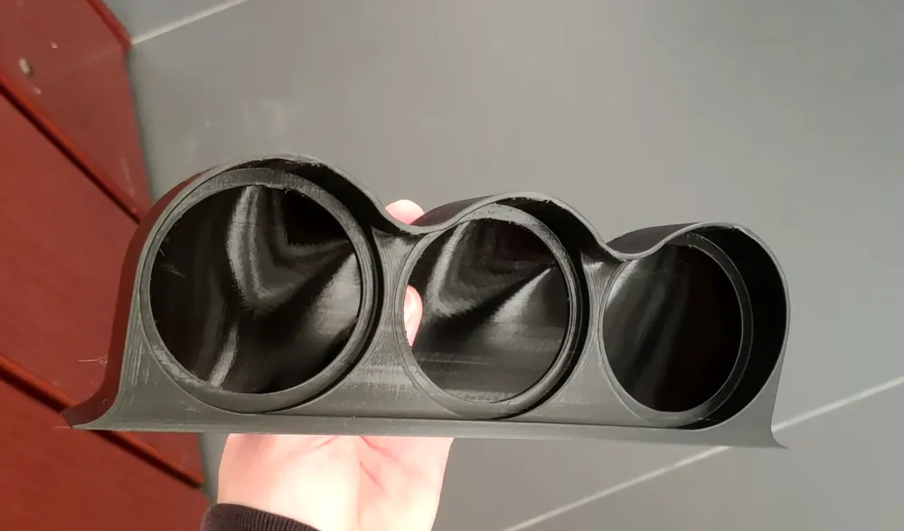 Triple Gauge – Automotive Gauge Pod for 60mm Gauges - Free 3D Print ...