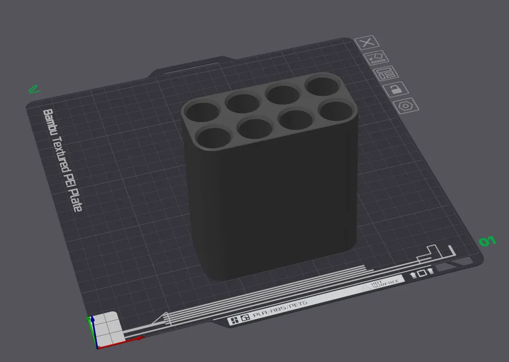 Magnet Tube Holder - Free 3D Print Model - MakerWorld