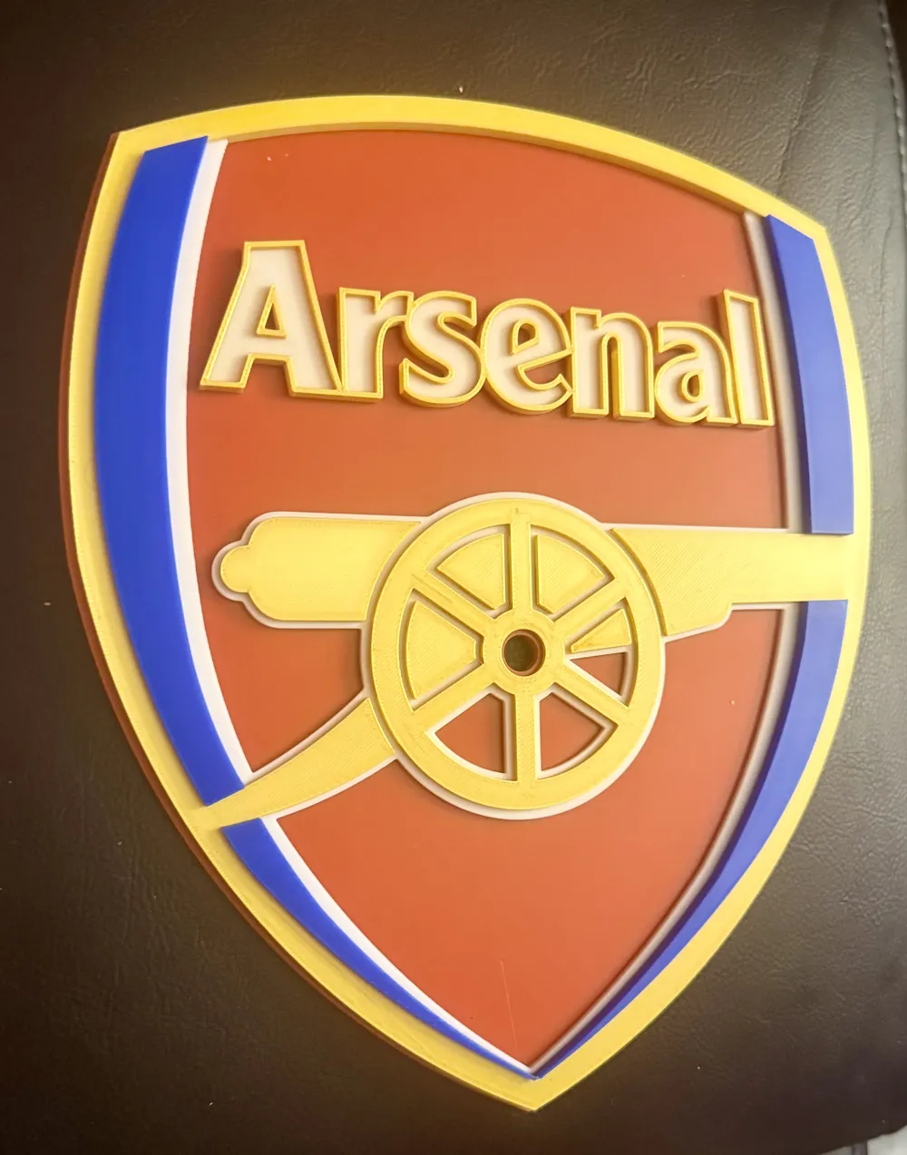 Arsenal Clock Face - Free 3D Print Model - MakerWorld