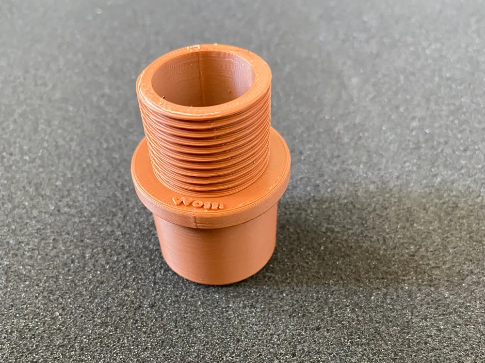 30mm to 3/4 inch External Thread Adapter - Free 3D Print Model - MakerWorld