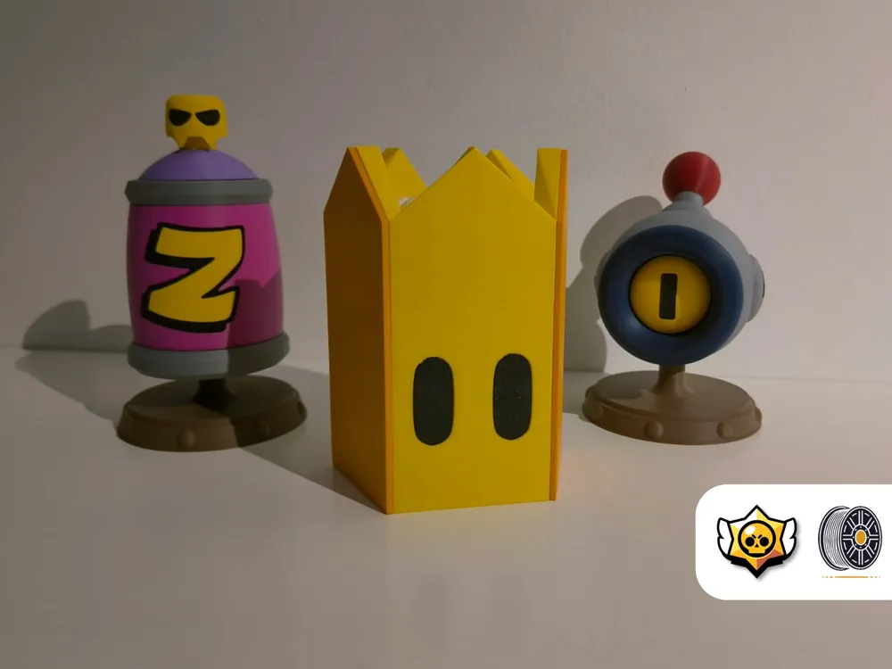 Brawl Stars Display Piece | Fang Popcorn | NO AMS by Mike.stl - MakerWorld