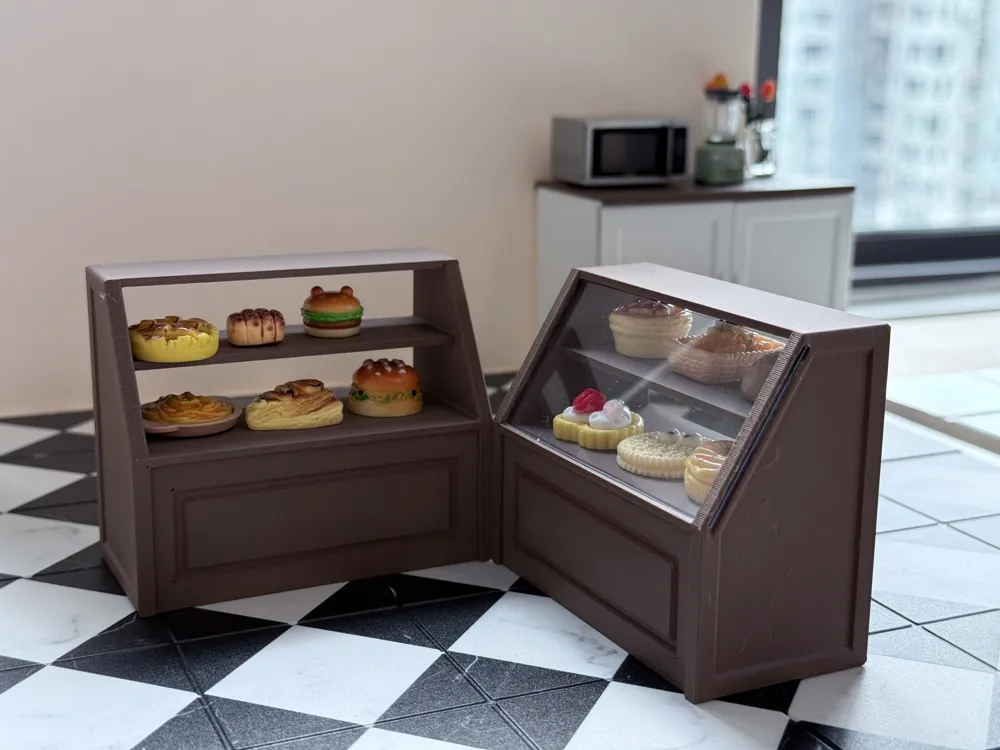 Miniature Shop Display Shelves Dollhouse Furniture - Free 3D Print ...