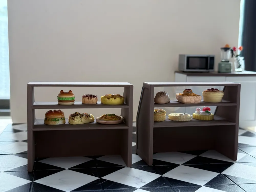 Miniature Shop Display Shelves Dollhouse Furniture - Free 3D Print ...