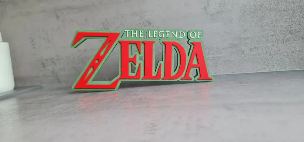 The Legend of Zelda Logo / Sign - Free 3D Print Model - MakerWorld