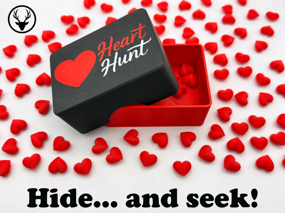 Heart Hunt Game – Hide & Seek! - Free 3D Print Model - MakerWorld