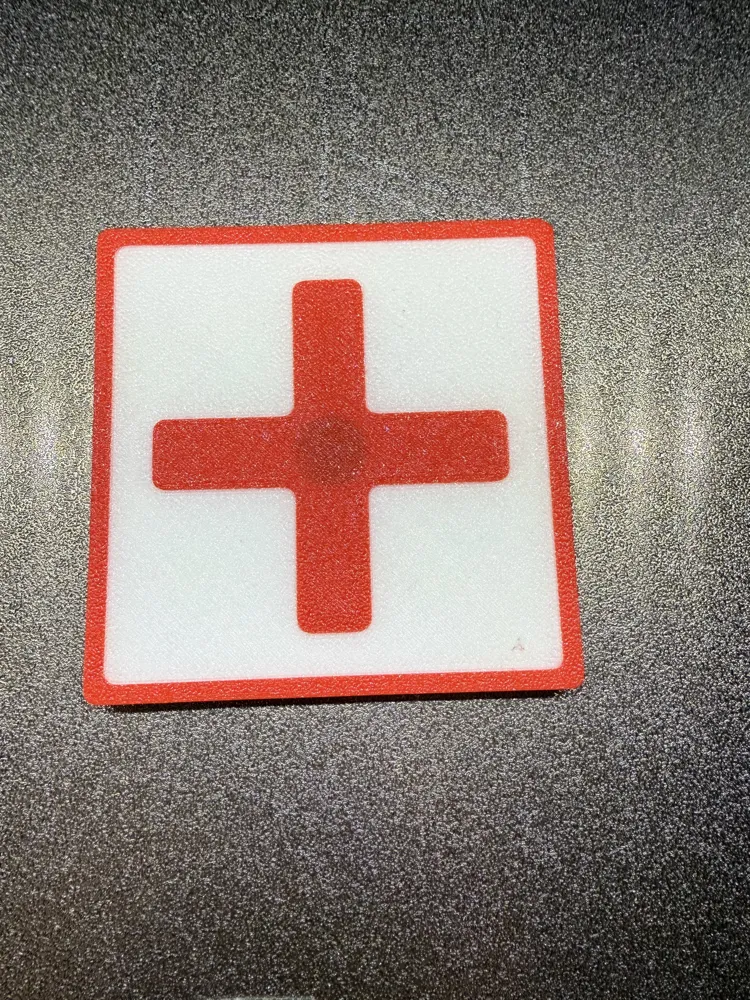 Magnetic Glow Sign for First Aid Box - Free 3D Print Model - MakerWorld