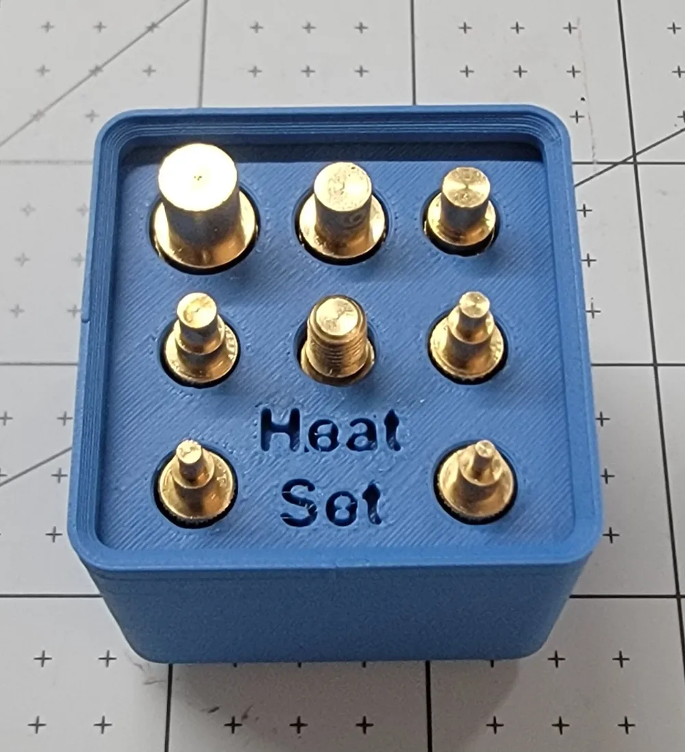 Gridfinity Heat Set Tool Holder by wmeringolo - MakerWorld