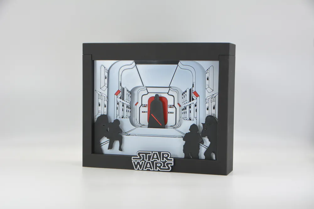 Star Wars Boarding of the Tantive IV Shadow Box by The Crafty Maker ...
