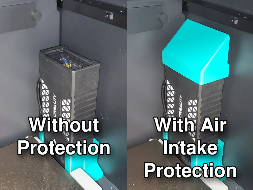 Creality Chamber Heater Air Intake Protection P1S - Free 3D Print Model ...