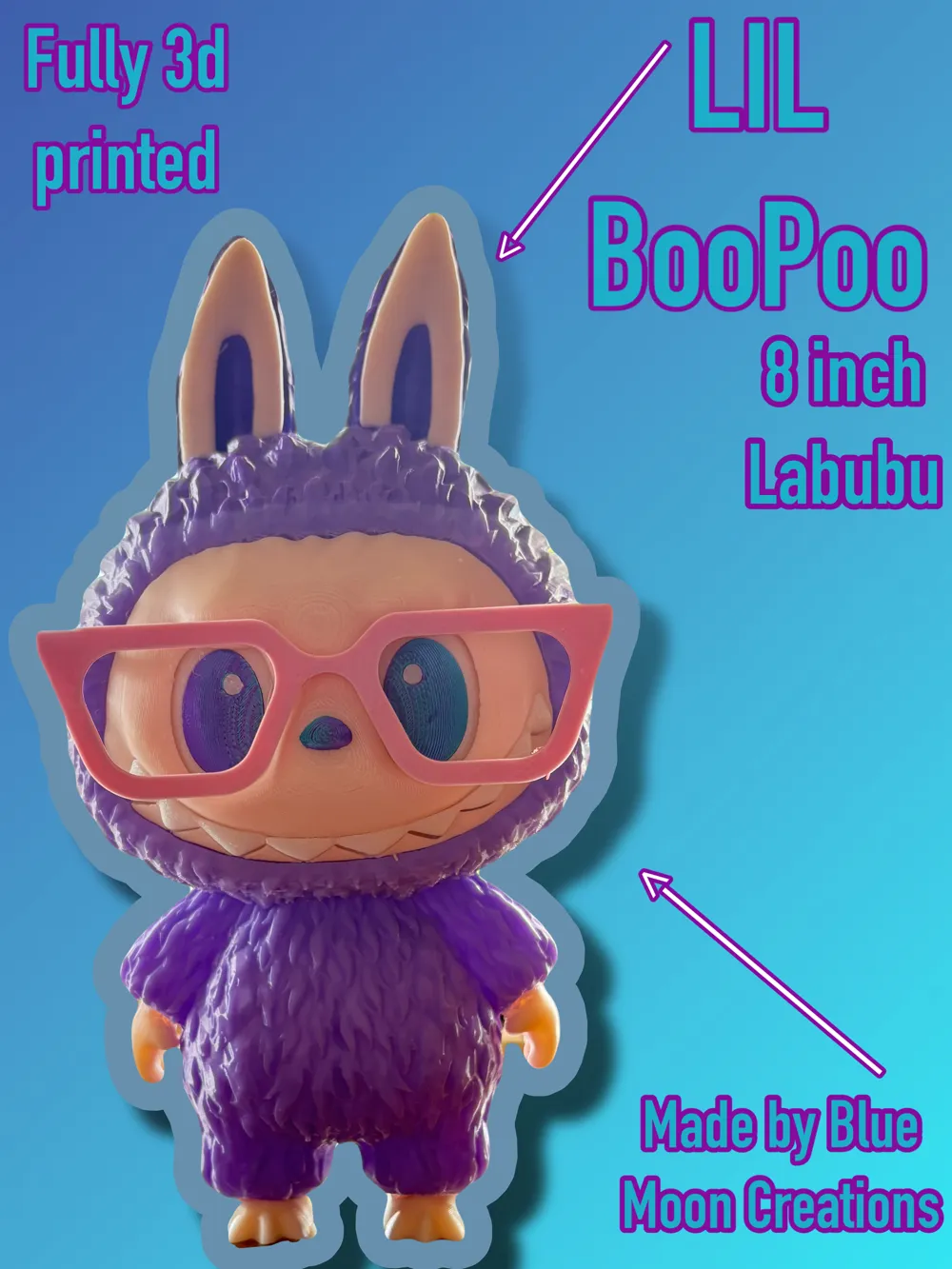 Lil BooPoo - 8 inch Lububu by BlueBerry MakerWorld: Download Free 3D Models