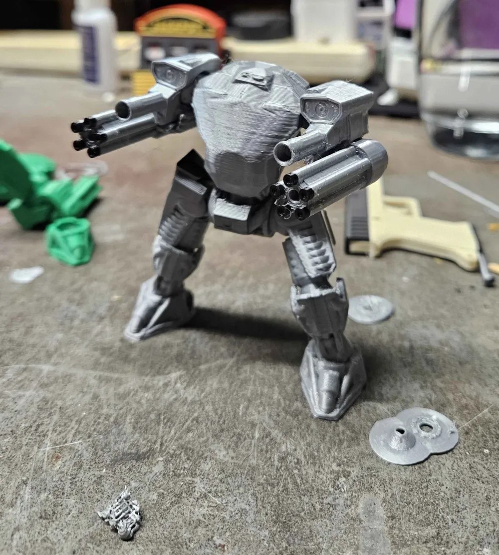 THUNDERCLAD - Ball Joint Mech by ReelFabs MakerWorld: Download Free 3D ...