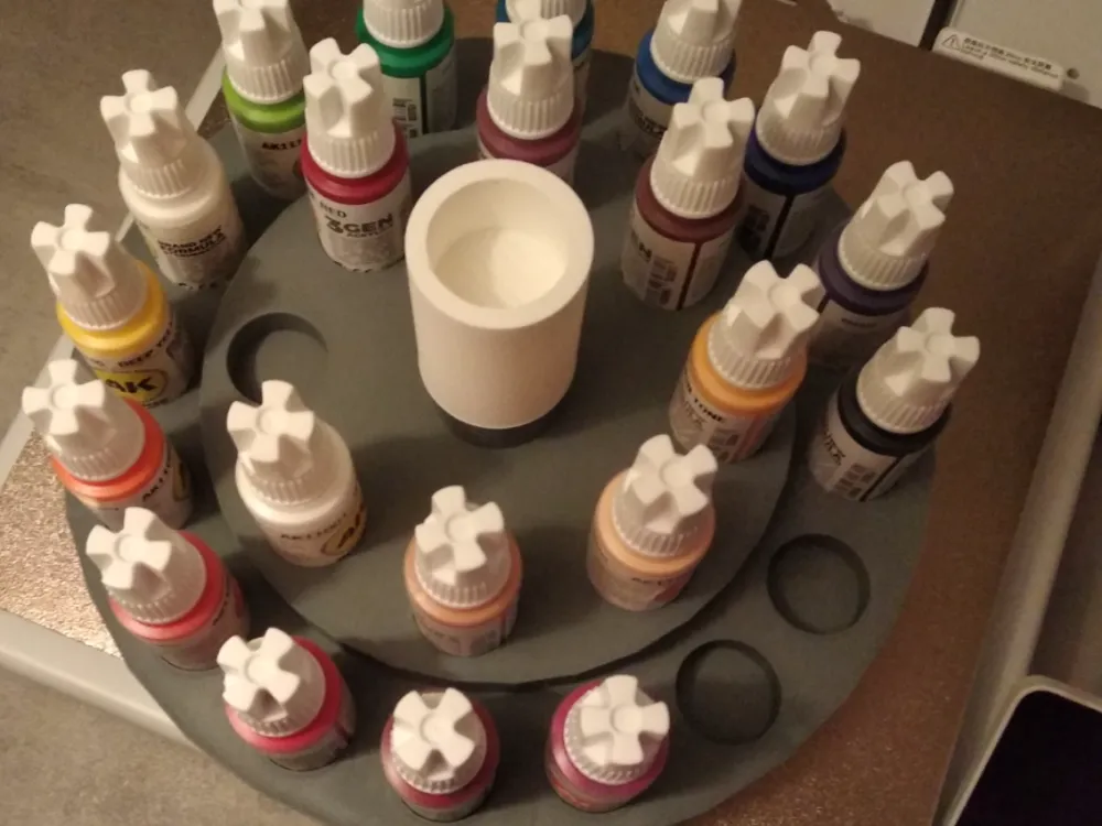 AK interactive paint bottel holder Remixed by Moci - MakerWorld