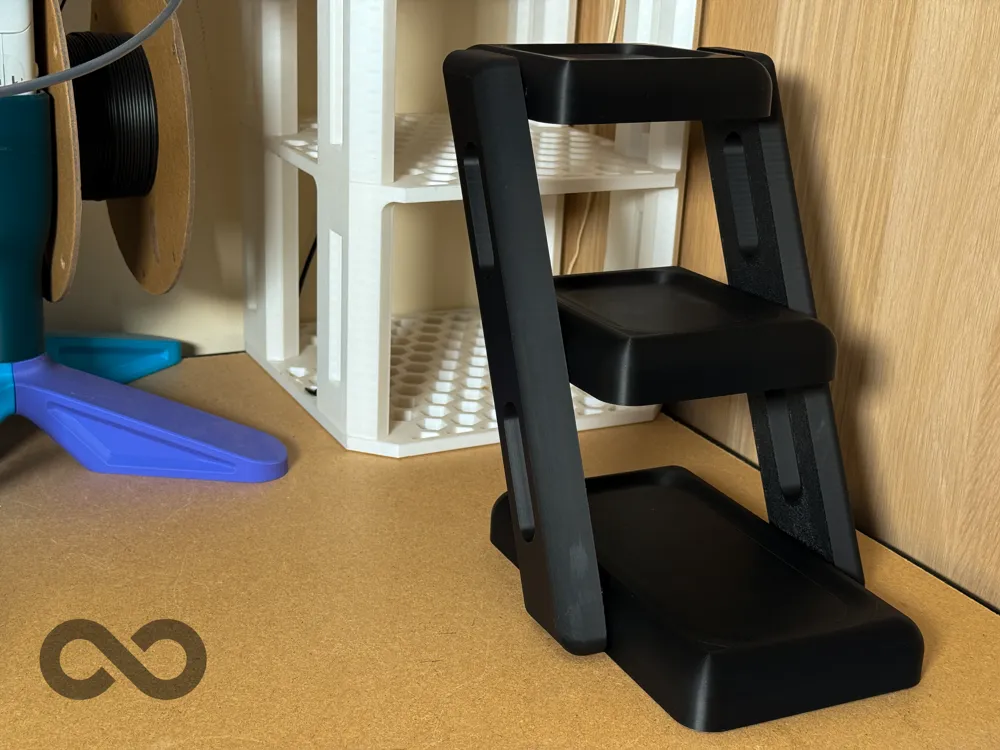 Floating Angled Shelves Display by Eternity Labs MakerWorld: Download ...