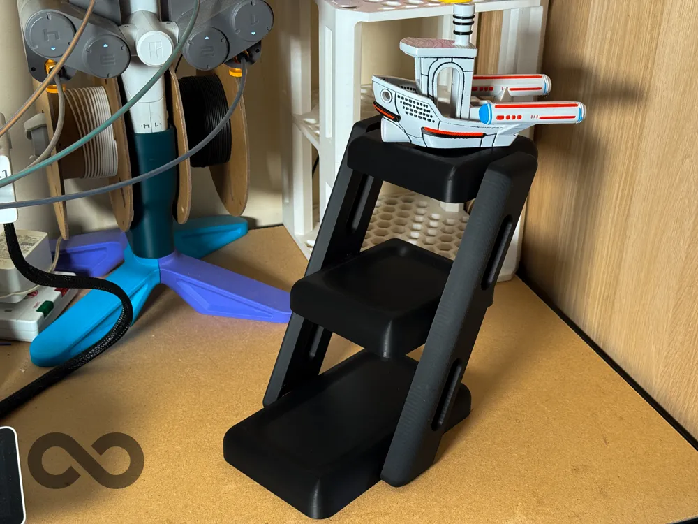 Floating Angled Shelves Display by Eternity Labs MakerWorld: Download ...