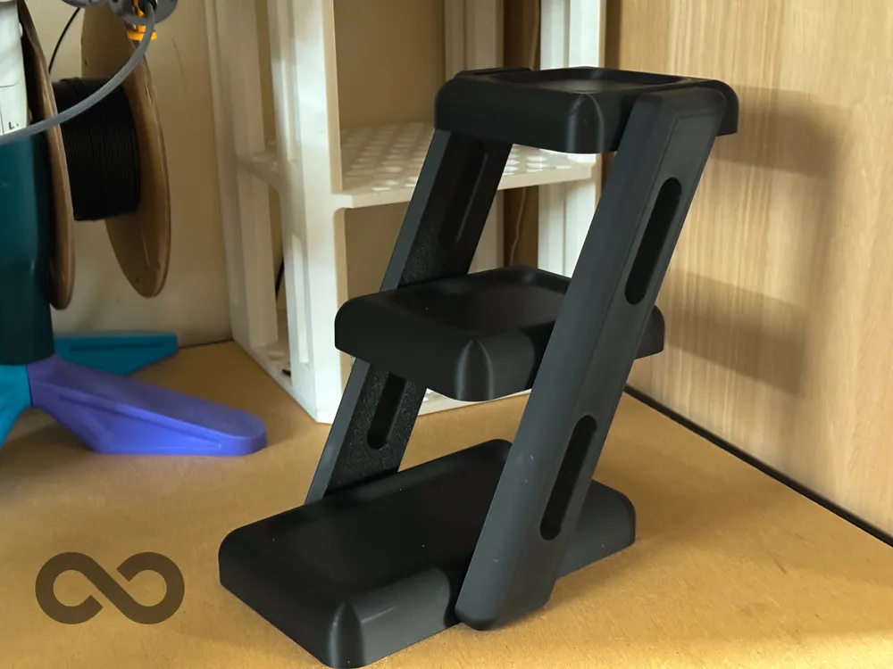 Floating Angled Shelves Display by Eternity Labs MakerWorld: Download Free 3D Models
