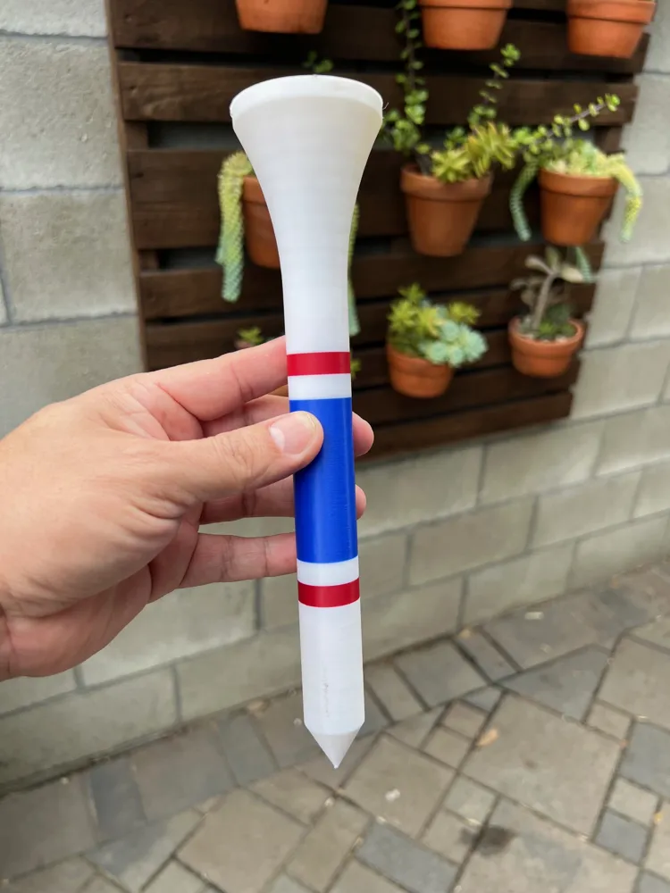 Giant Golf Tee for Tee Flip - Free 3D Print Model - MakerWorld
