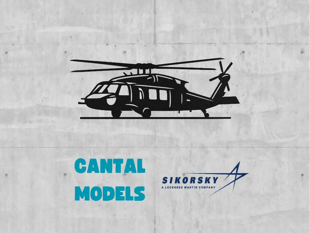 UH-60 BLACKHAWK | 2D WALL ART - Free 3D Print Model - MakerWorld