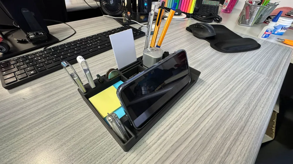 Desktop Organizer V2 Phone Holder by Adivor - MakerWorld