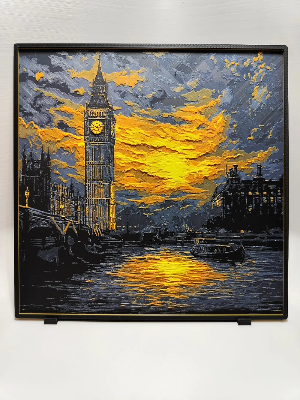 Big Ben Sunset - Hueforge by BeaN MakerWorld: Download Free 3D Models