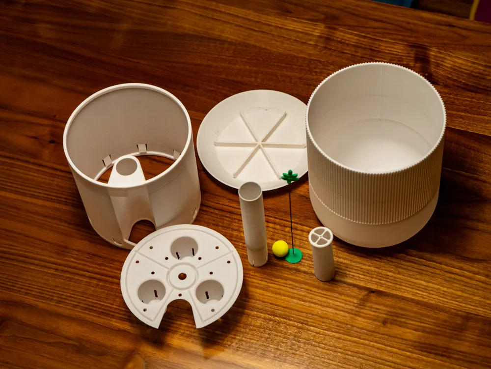 self watering insert with level indicator +pot ...