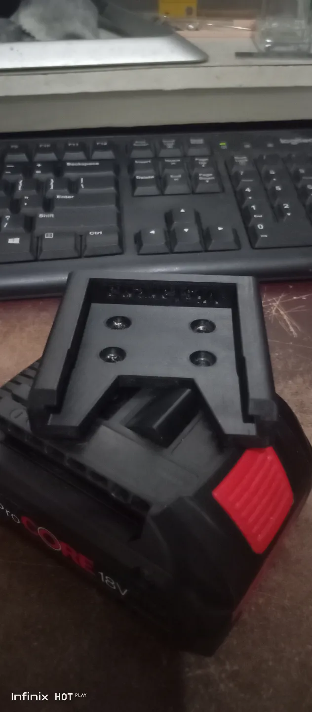 Bosch battery holder. by PockyMan MakerWorld: Download Free 3D Models