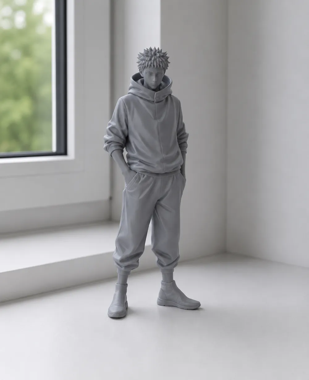 Yuji Itadori Inspired Anime Figure | Jujutsukaisen - Free 3D Print ...