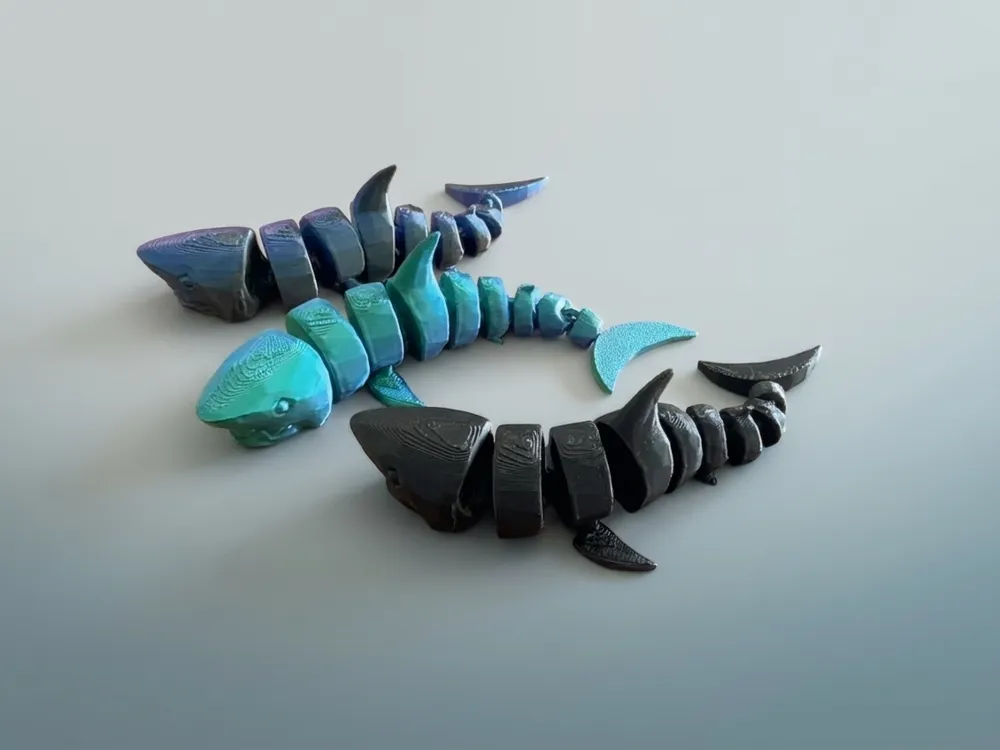 Shark Fidget - Free 3D Print Model - MakerWorld