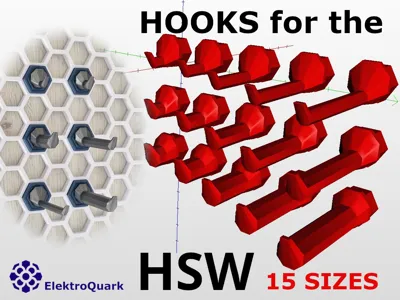 honeycomb storage wall 3d print model download - MakerWorld