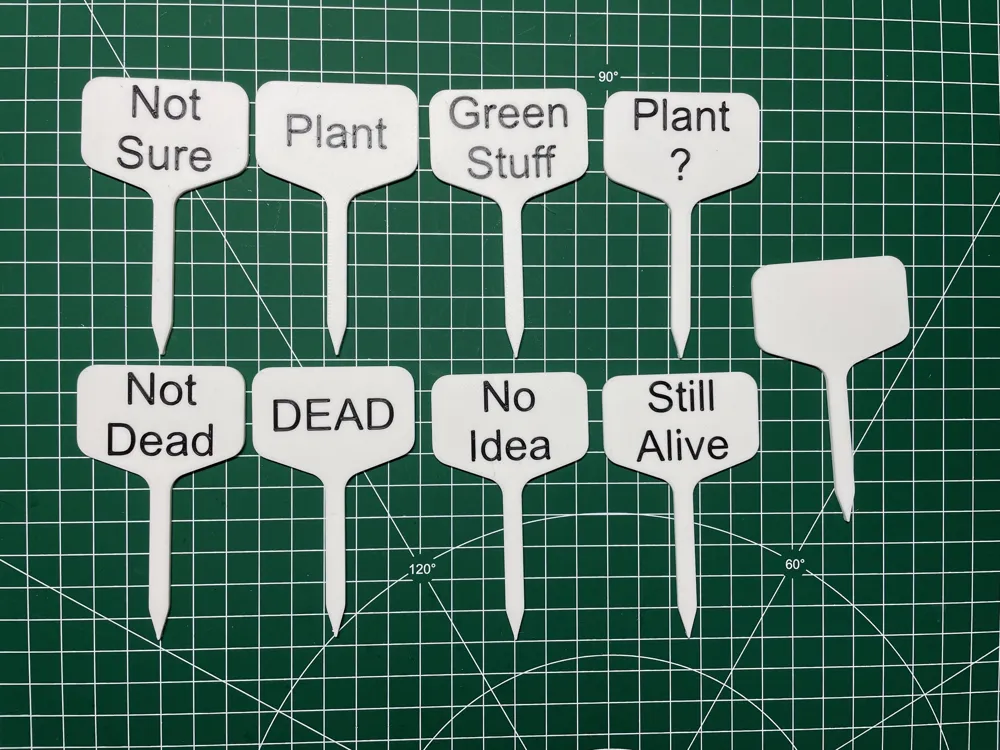 Plant Labels Plant Tags By Ptr Makerworld
