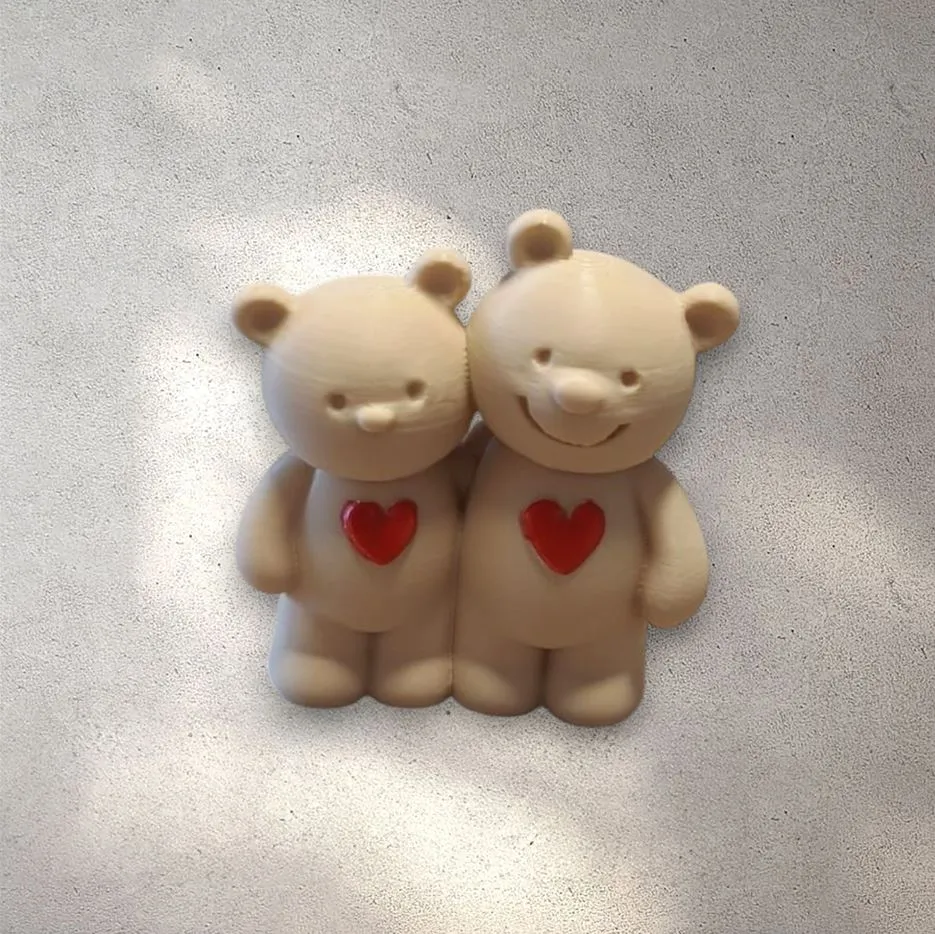 Pair of bears Couple Teddy Teddy bears by 3D Dekoration MakerWorld ...
