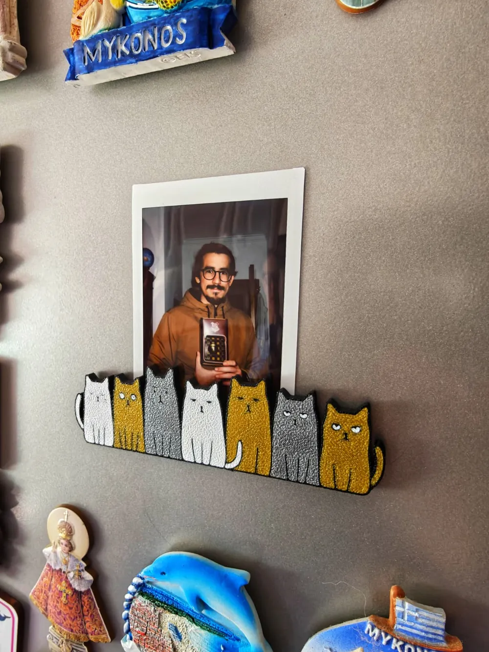 Cat Fridge Magnet - Free 3D Print Model - MakerWorld