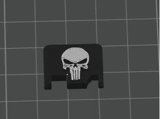 Glock back plate Punisher Remixed by Derek MakerWorld: Download Free 3D ...