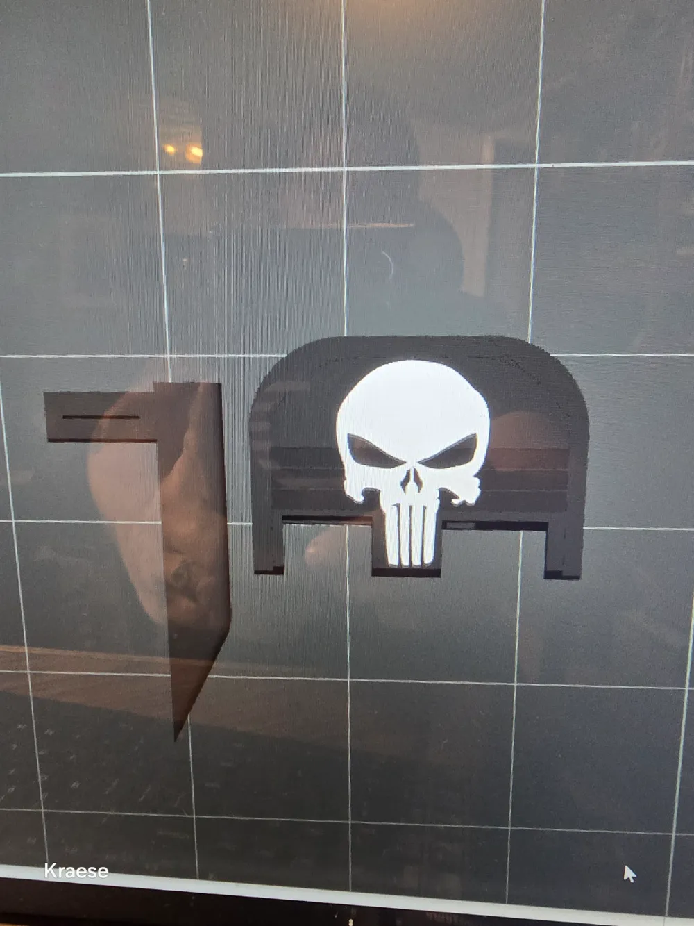 Glock back plate Punisher Remixed by Derek - MakerWorld