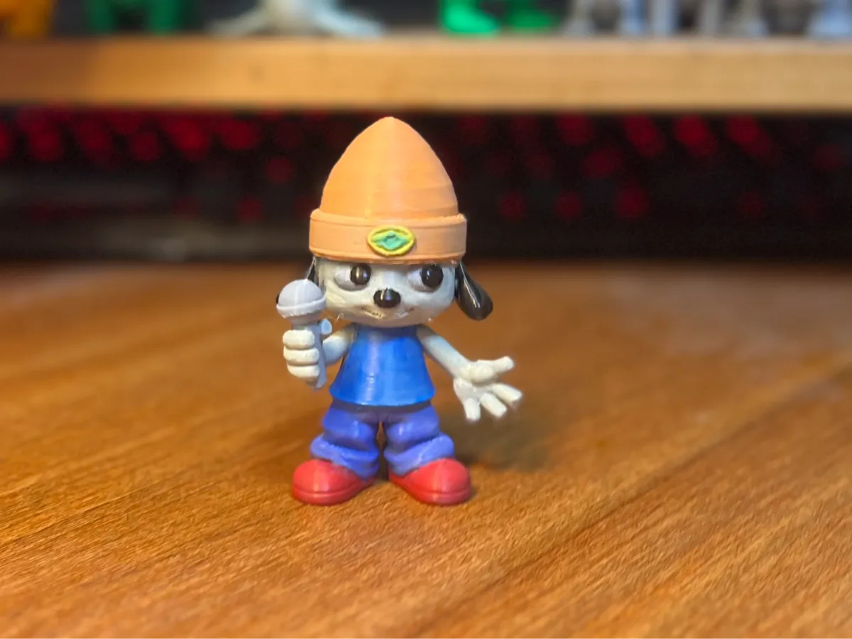 可爱的帕拉帕（来自PaRappa the Rapper） - 免费 3D 打印模型 - MakerWorld