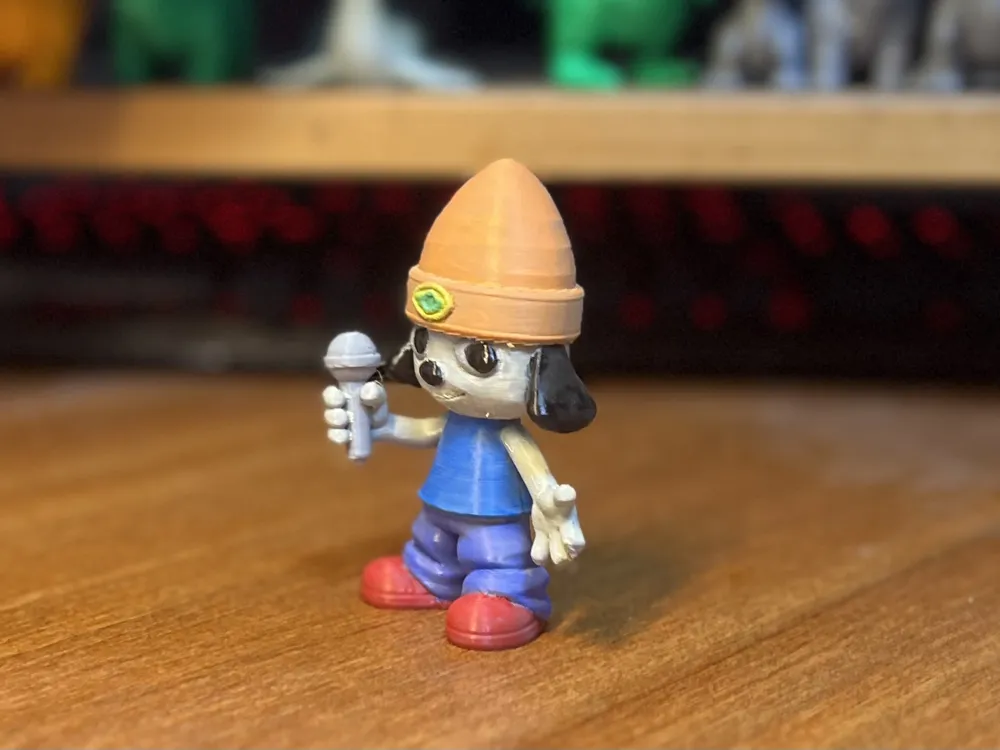 可爱的帕拉帕（来自PaRappa the Rapper） - 免费 3D 打印模型 - MakerWorld